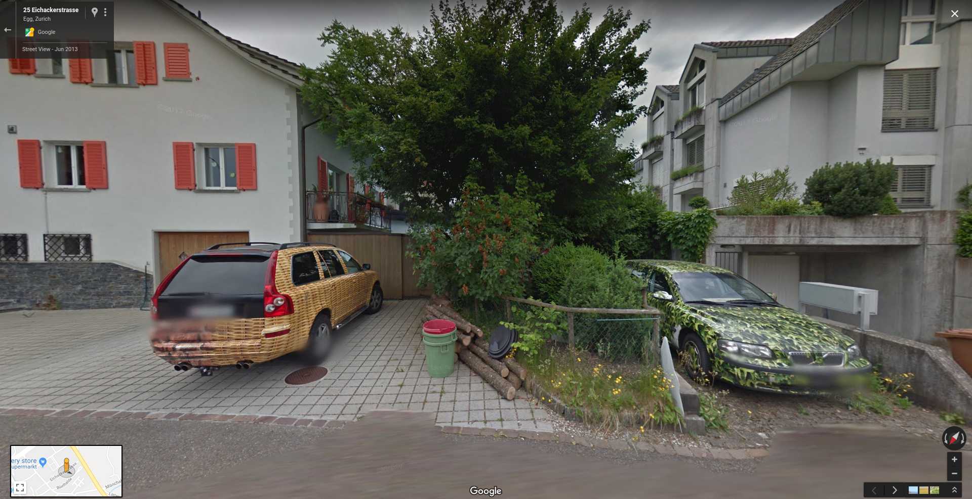 Some Volvos look like bricks - others like your garden-variety - STREETVIEWFUN