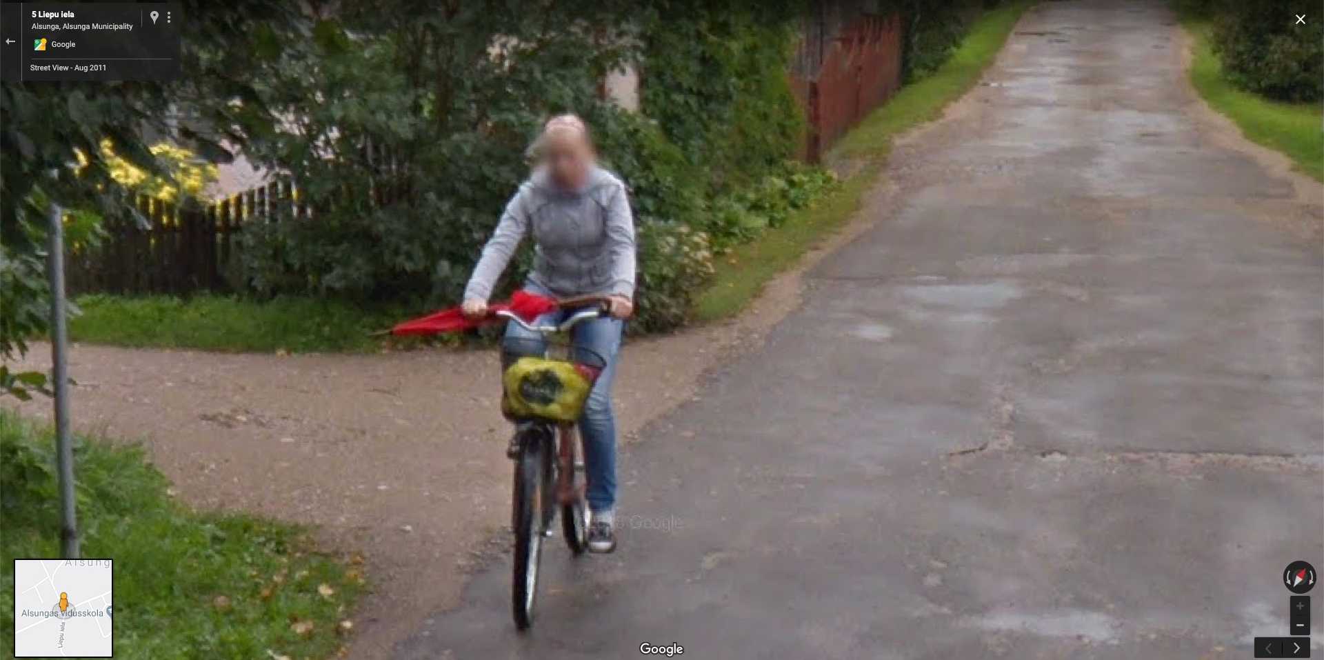 Always be prepared for rain - STREETVIEWFUN