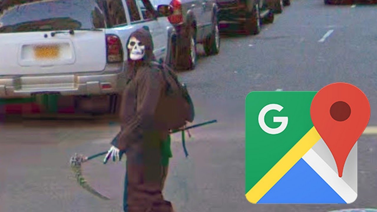 The Grim Reaper appears on Google Maps Street View - STREETVIEWFUN