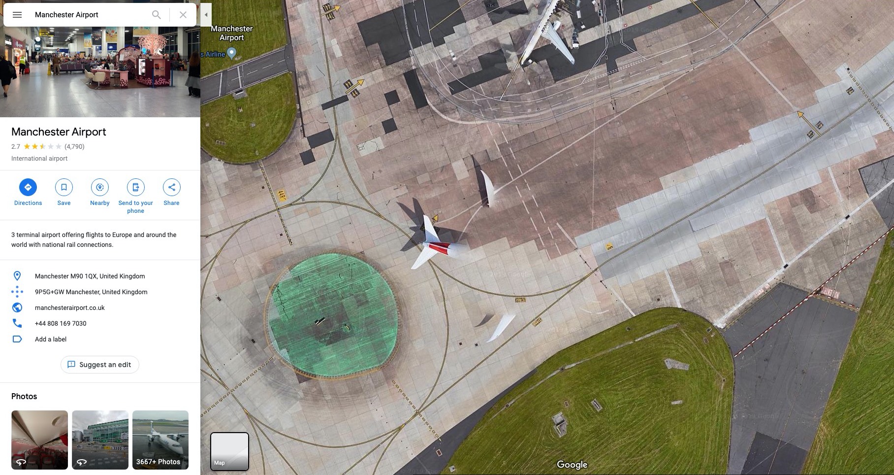 Ghost Plane - STREETVIEWFUN