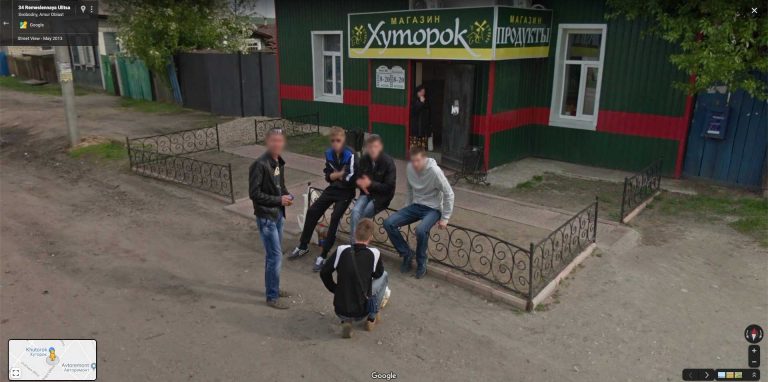 Gopnik car - StreetViewFun