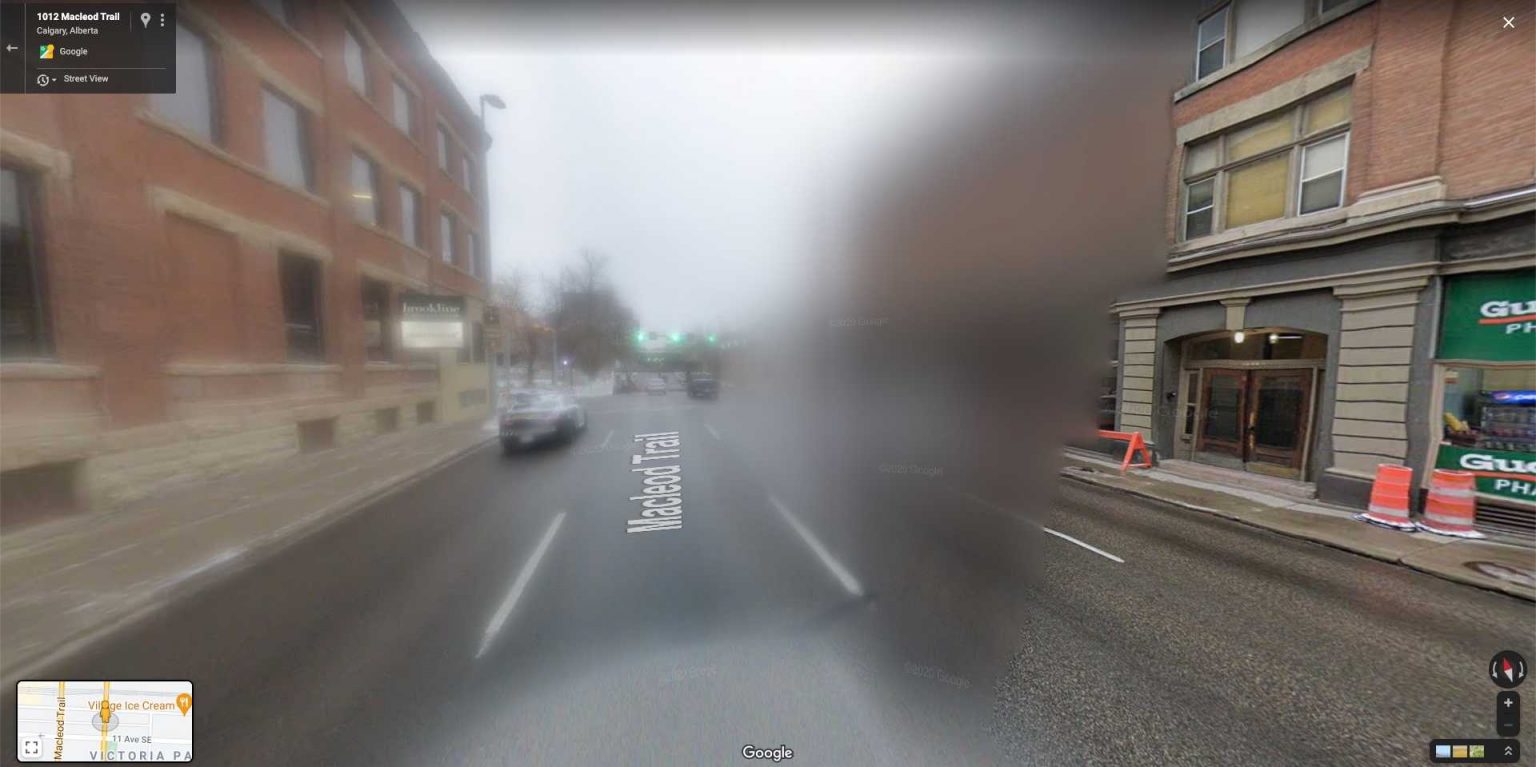 Snow causing problems with blur? - StreetViewFun