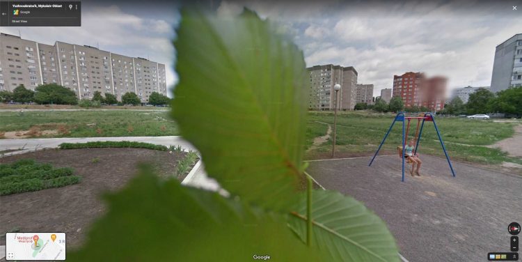 Branch cling to the Google camera - STREETVIEWFUN