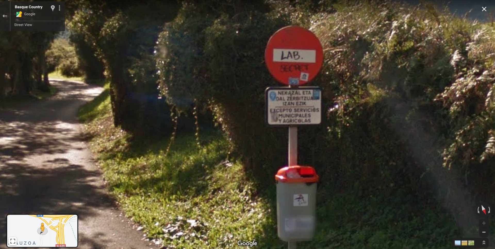 Lab Secret! - STREETVIEWFUN