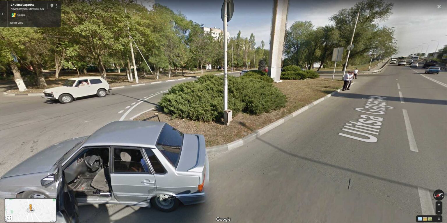 Escaped driver? - STREETVIEWFUN