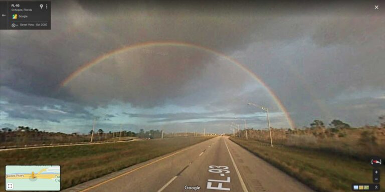 Rainbow in Florida - STREETVIEWFUN