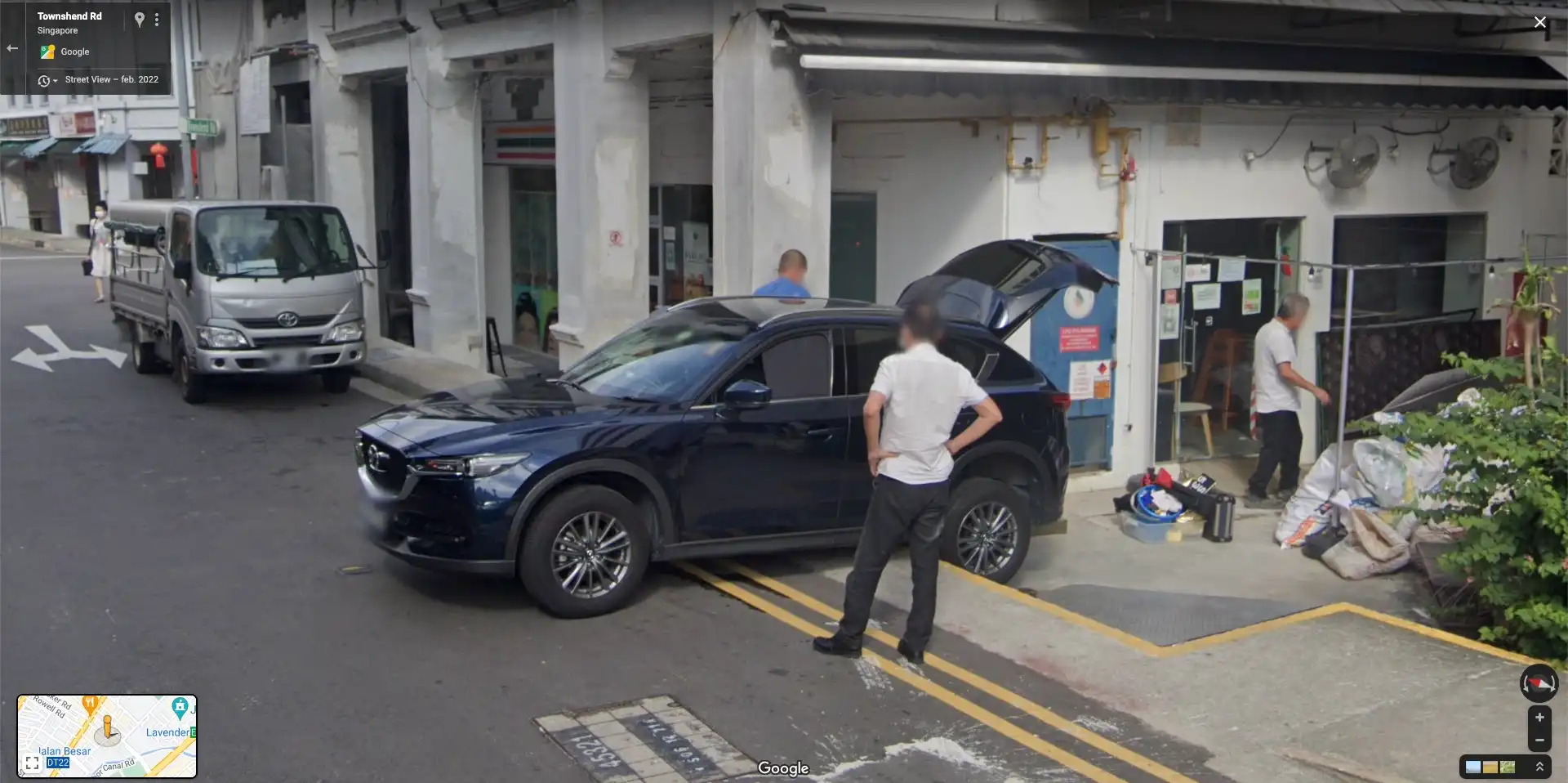 When you reverse a little too far - STREETVIEWFUN