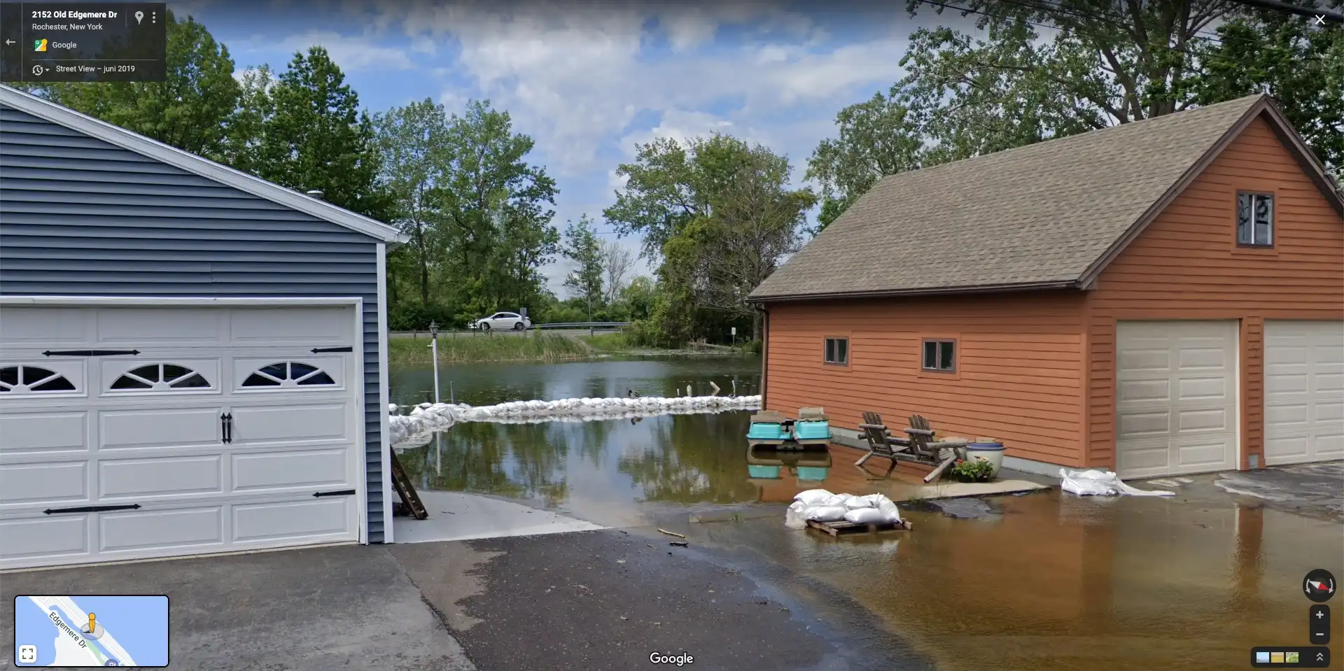 Flooding in Rochester NY - STREETVIEWFUN