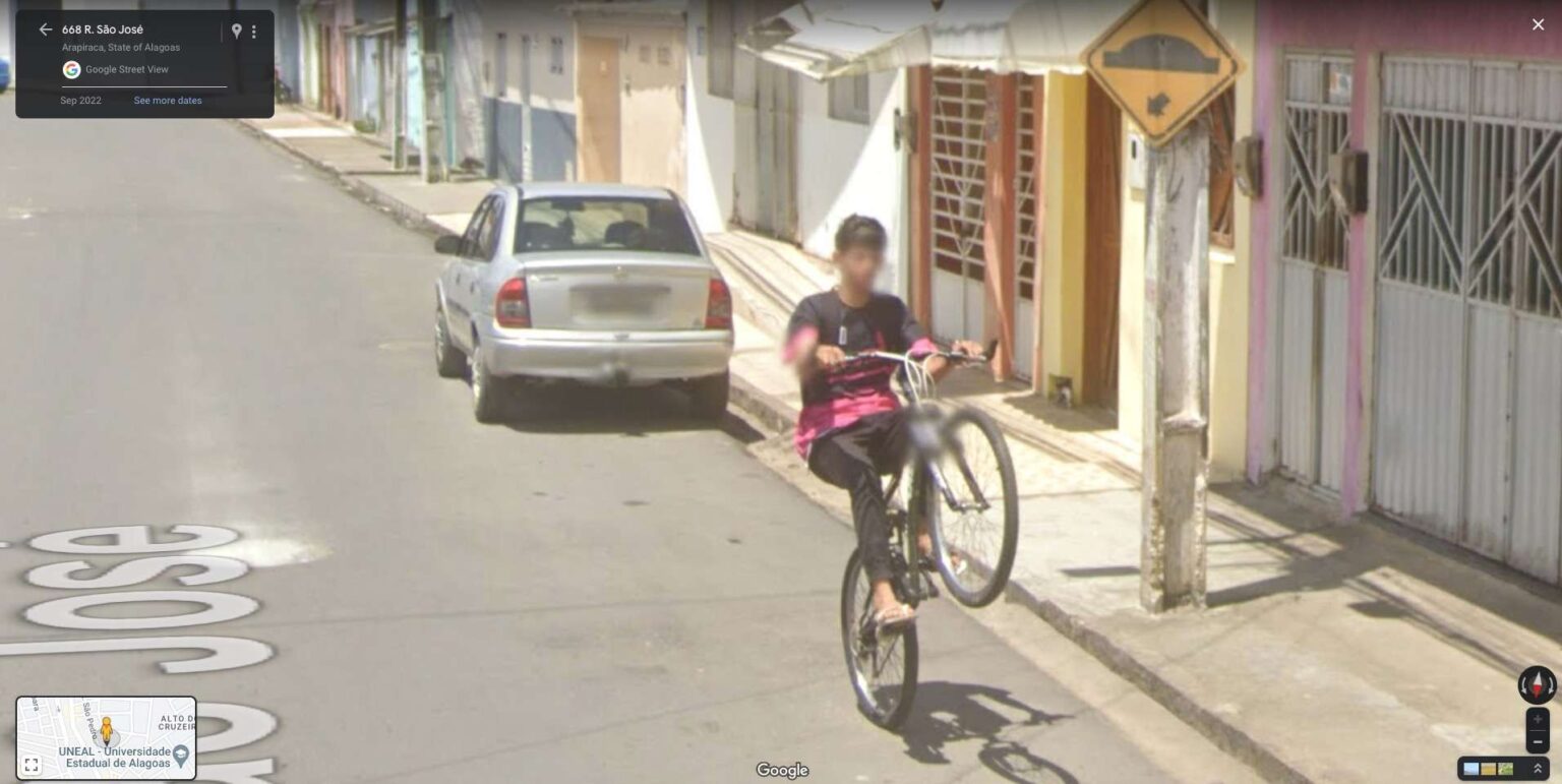 Virtually bicycle - STREETVIEWFUN