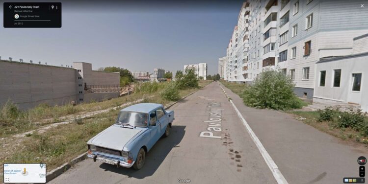 Blue VAZ - STREETVIEWFUN