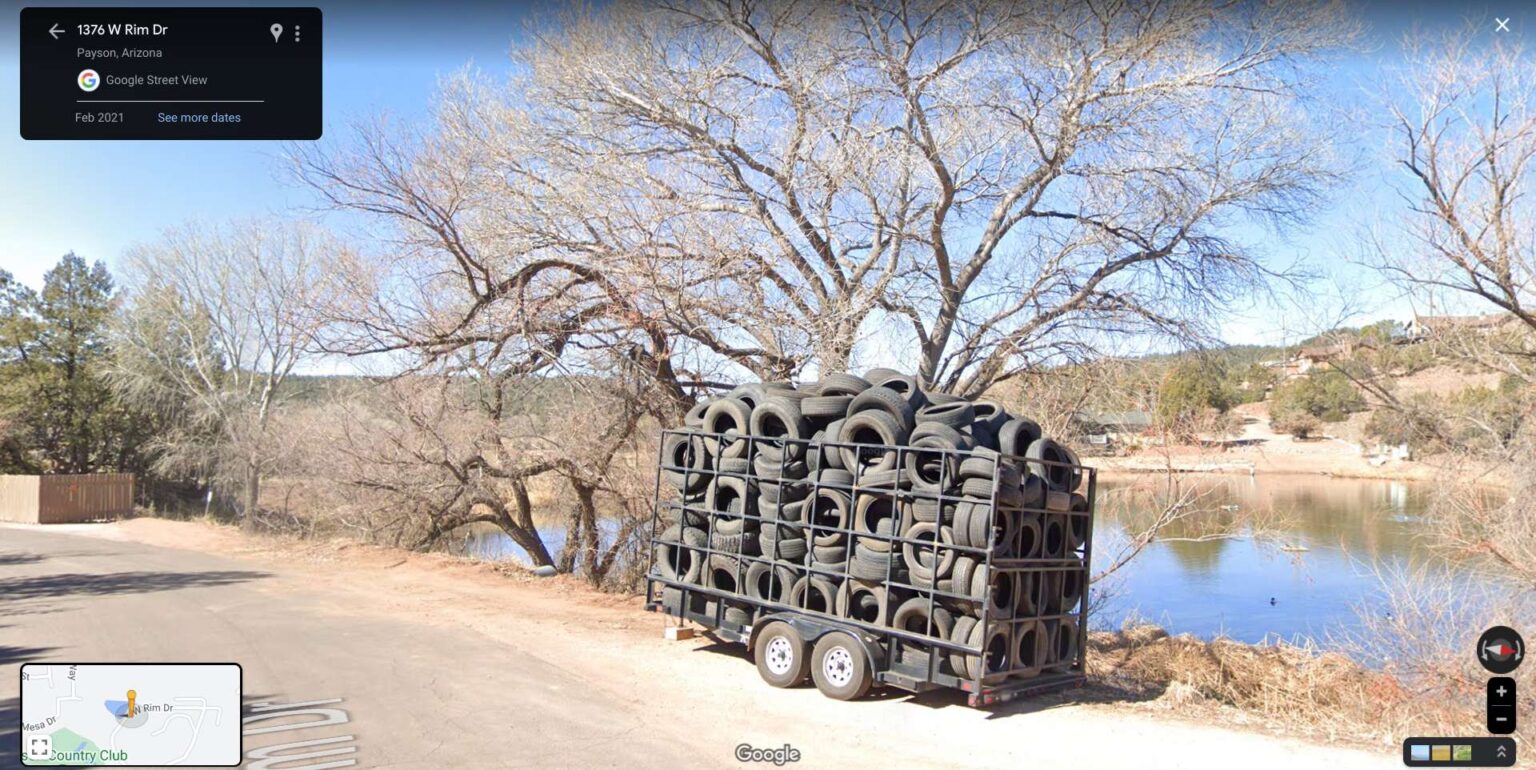 This is tire-ing – STREETVIEWFUN