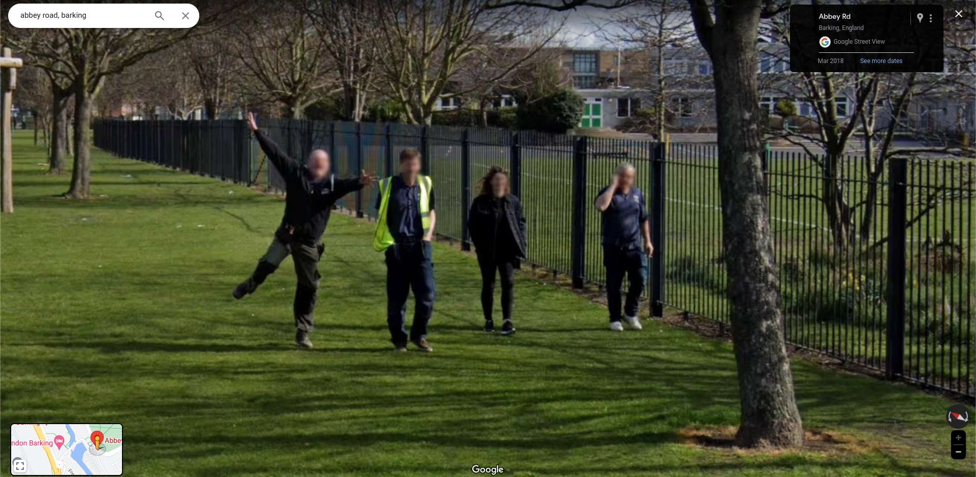 Weird Pose - STREETVIEWFUN - Funny Street View Image Wierd , Funny , Confused.