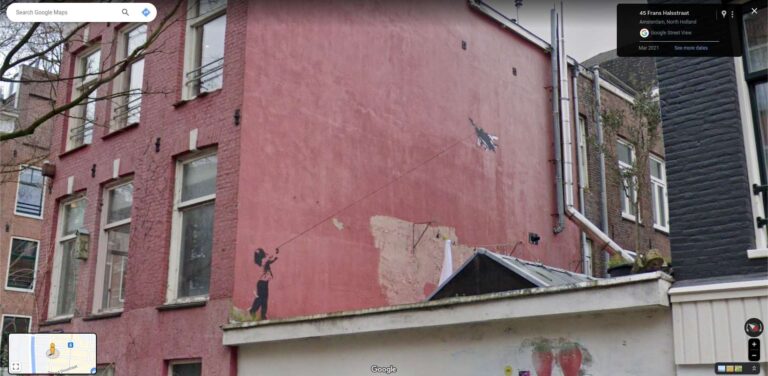 Banksy strikes again! - STREETVIEWFUN