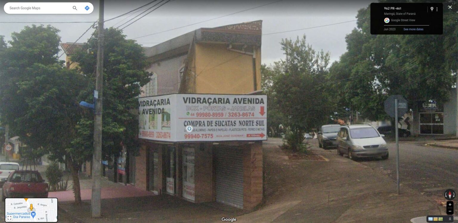 The 'thinnest building' of Maringá - STREETVIEWFUN