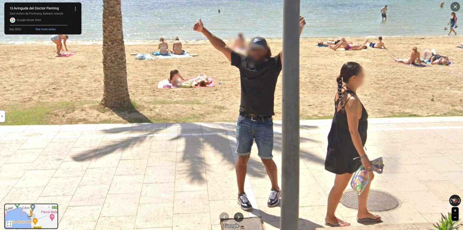 Thumbs up for you - STREETVIEWFUN