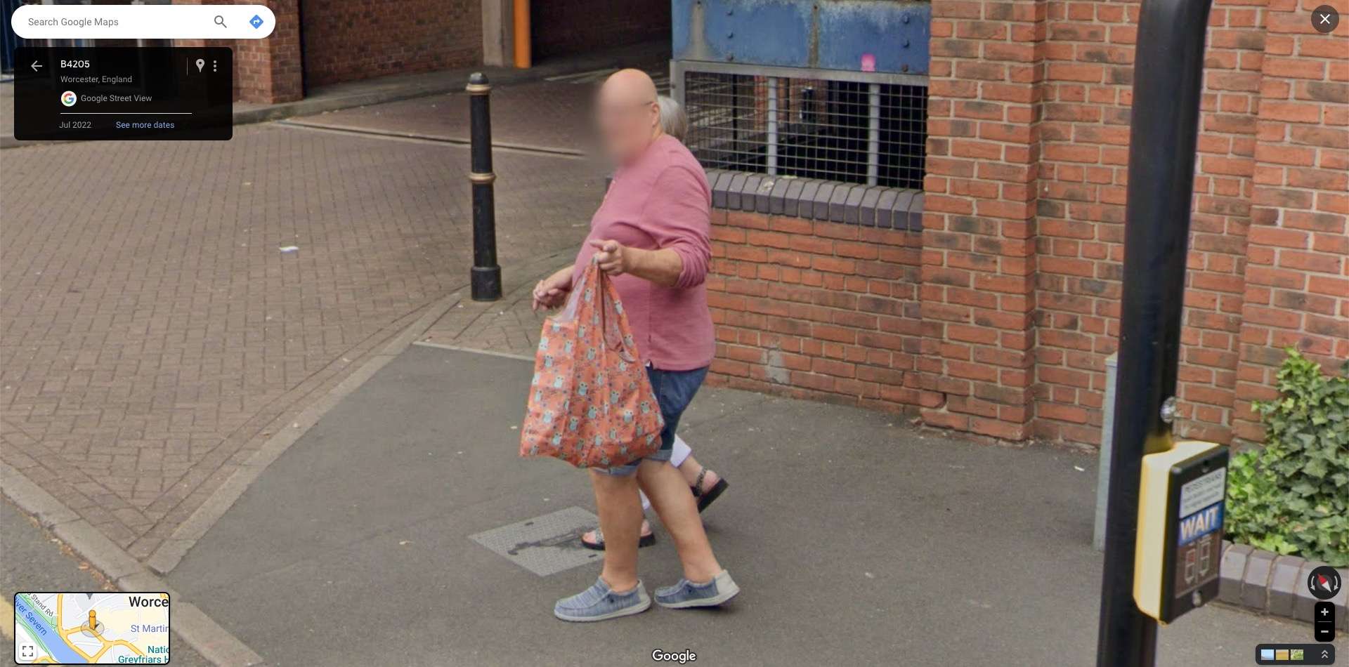 Honey look! It's the Google car! - STREETVIEWFUN