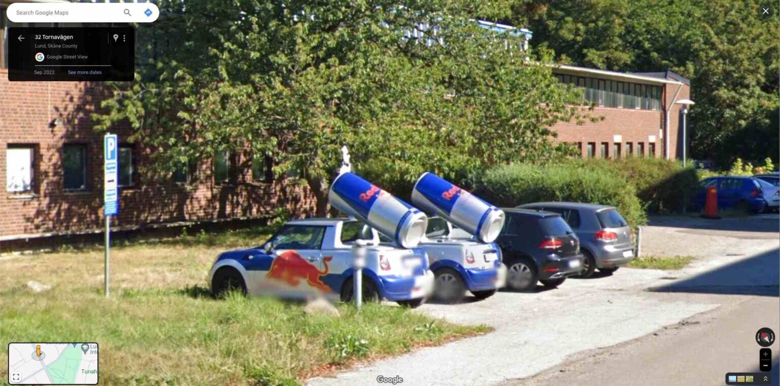 Red Bull team - STREETVIEWFUN