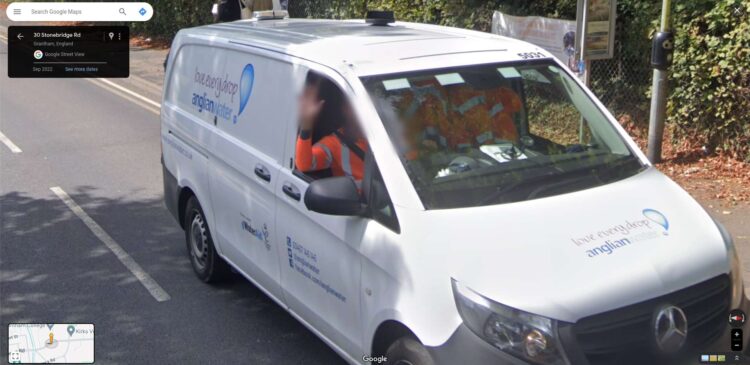 Happy van driver - STREETVIEWFUN