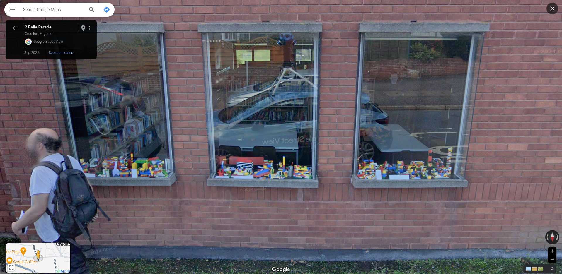 Cool LEGO display - STREETVIEWFUN