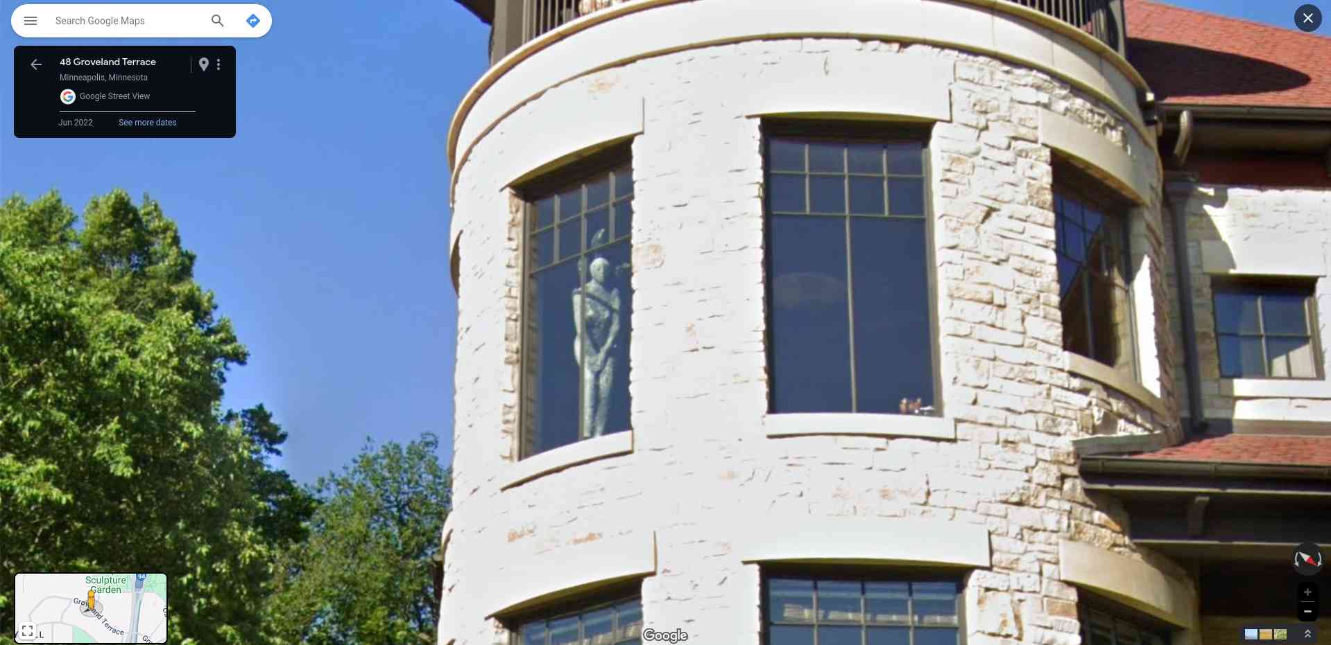 Unsettling Statue in Minneapolis - STREETVIEWFUN