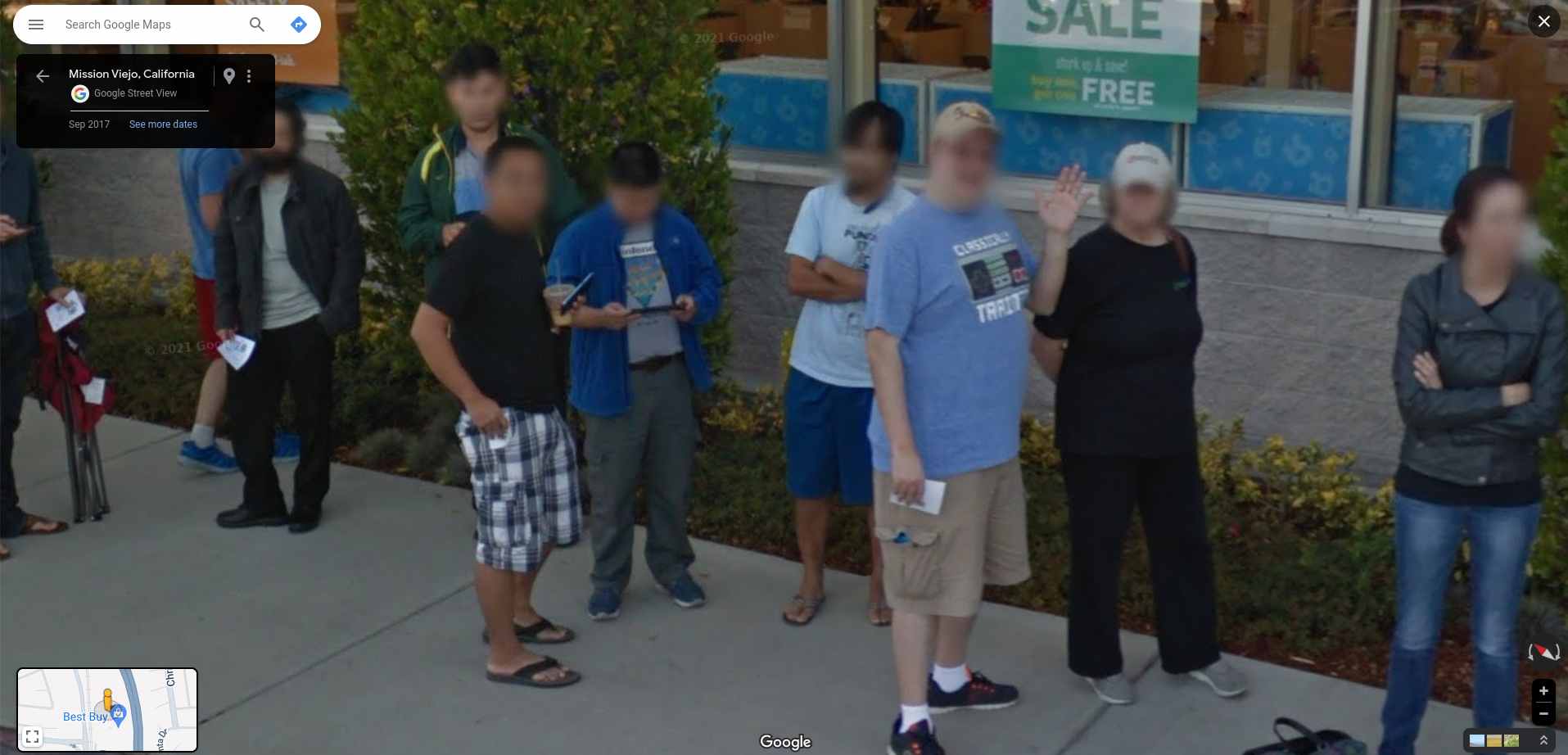 A nice little wave to Google #2 - STREETVIEWFUN
