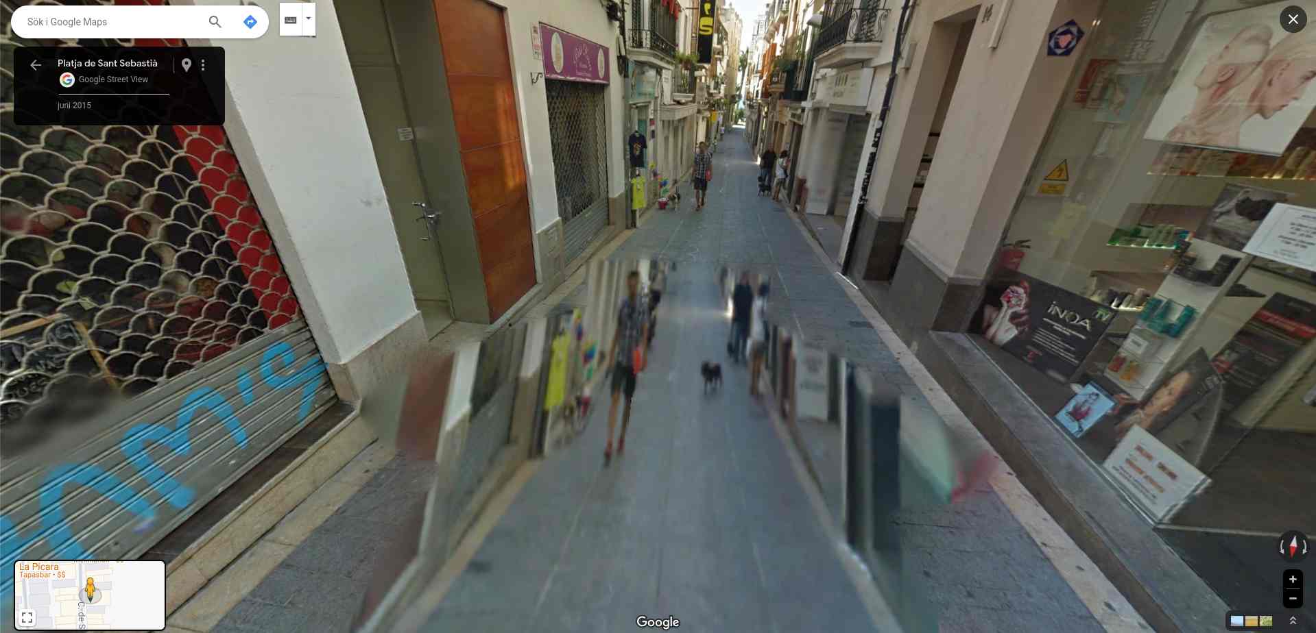 mirror-like glitch - STREETVIEWFUN