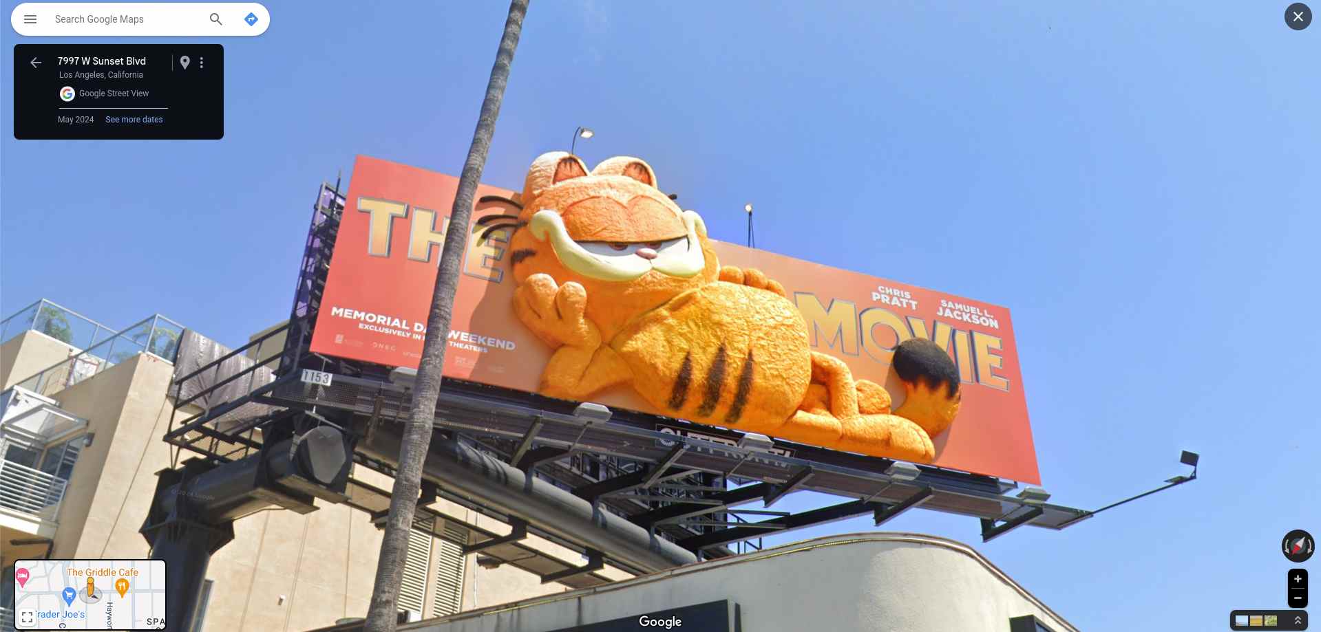 Garfield 3D Billboard - STREETVIEWFUN