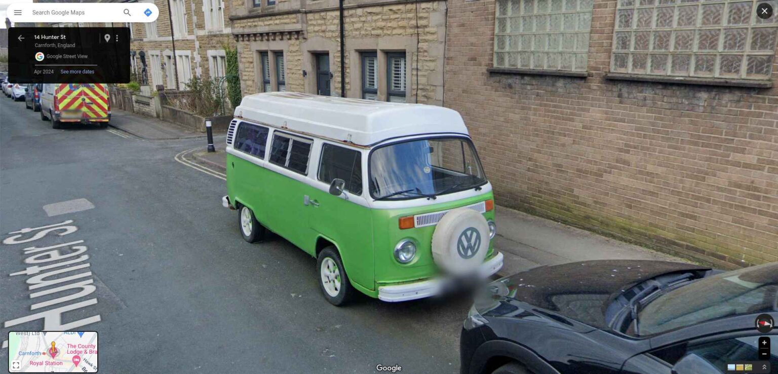Green Camper - STREETVIEWFUN
