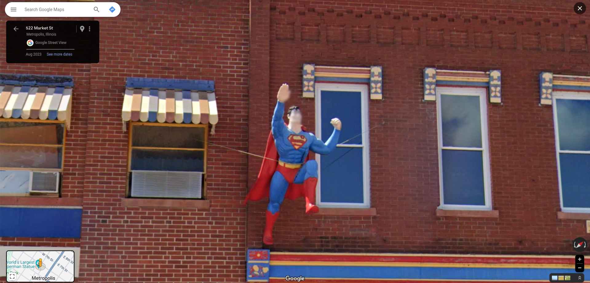 Super-man - STREETVIEWFUN