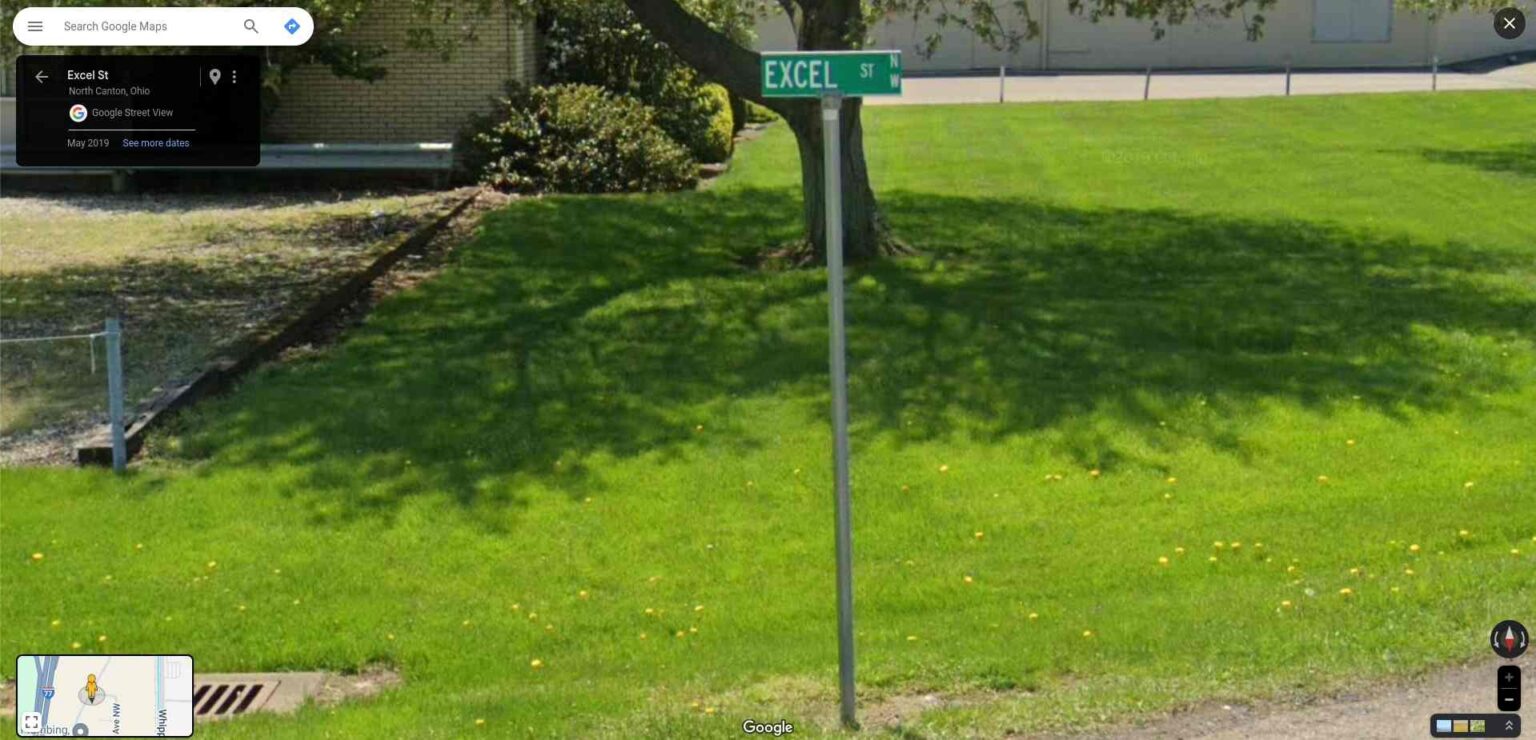 This street is named after the famous spreadsheet program, Excel ...