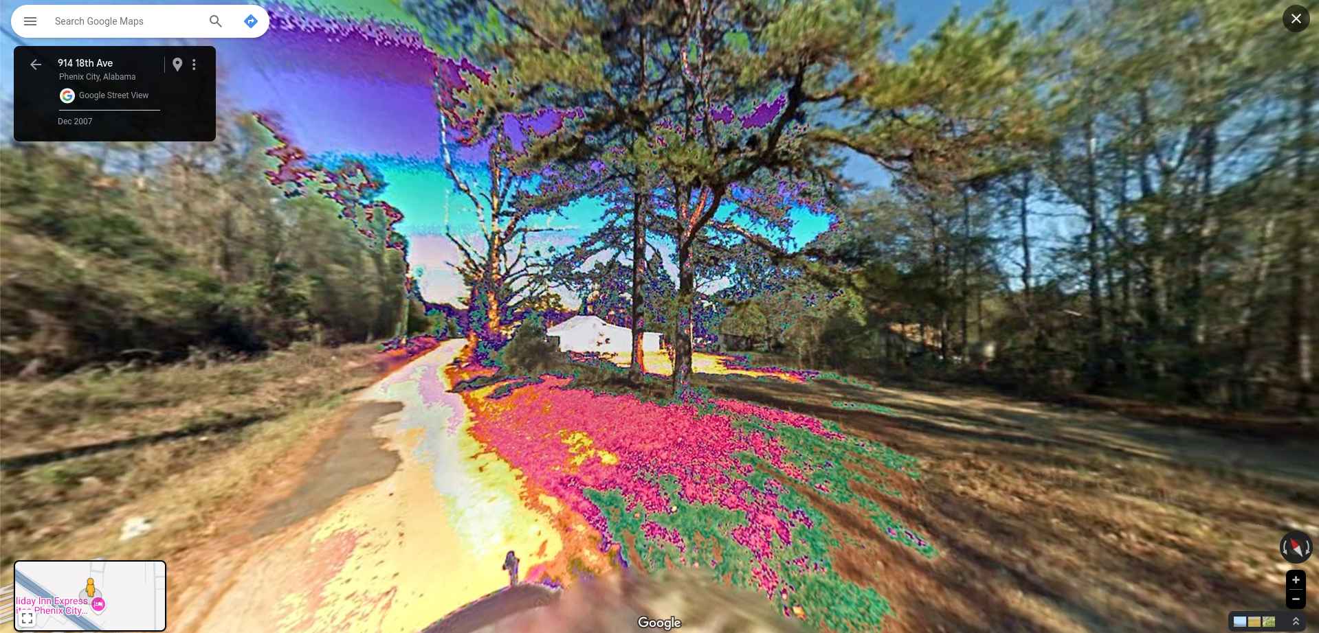 Google streetview goes arty - STREETVIEWFUN