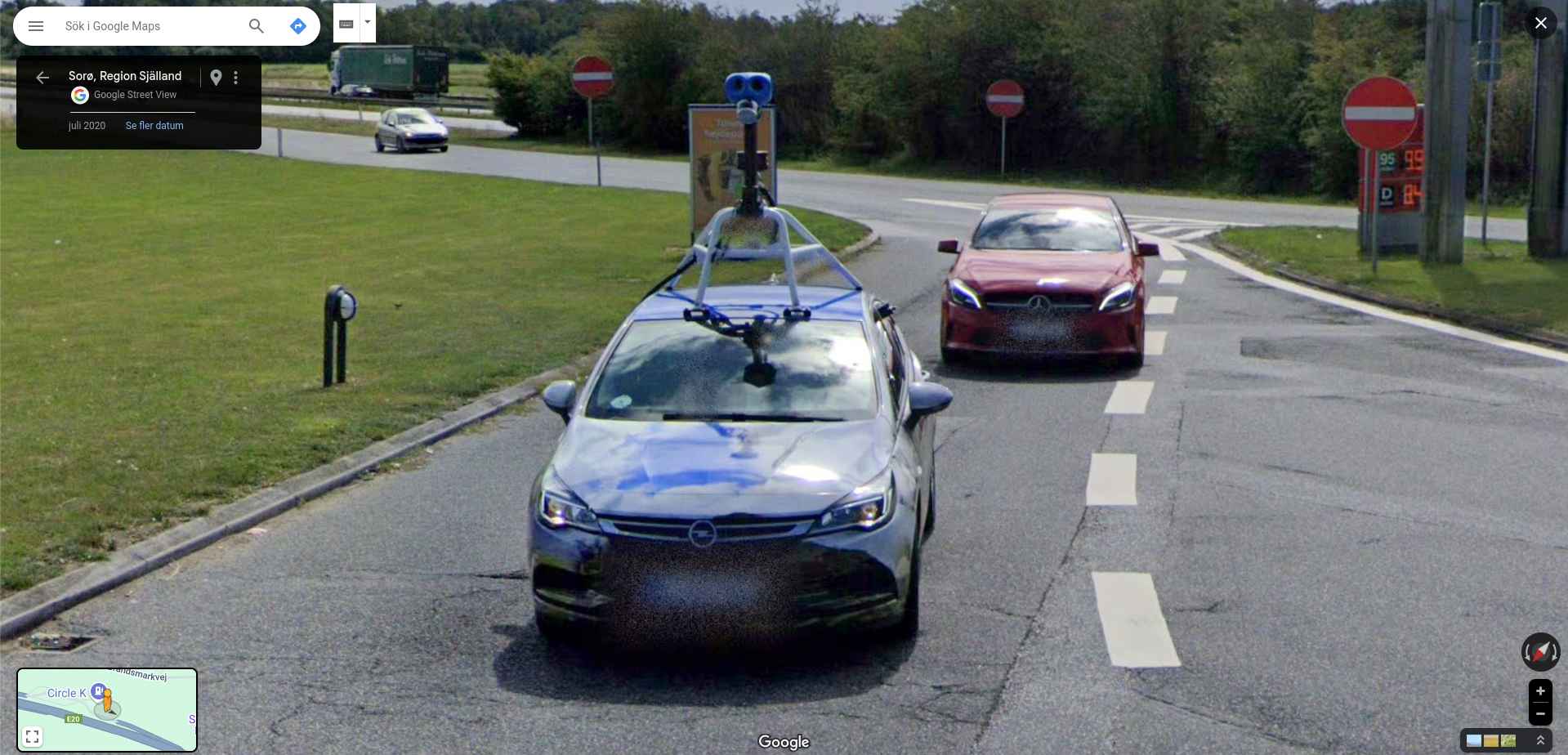 Google car Opel Astra - STREETVIEWFUN