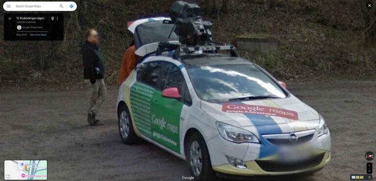 Google maps car in Finland - STREETVIEWFUN