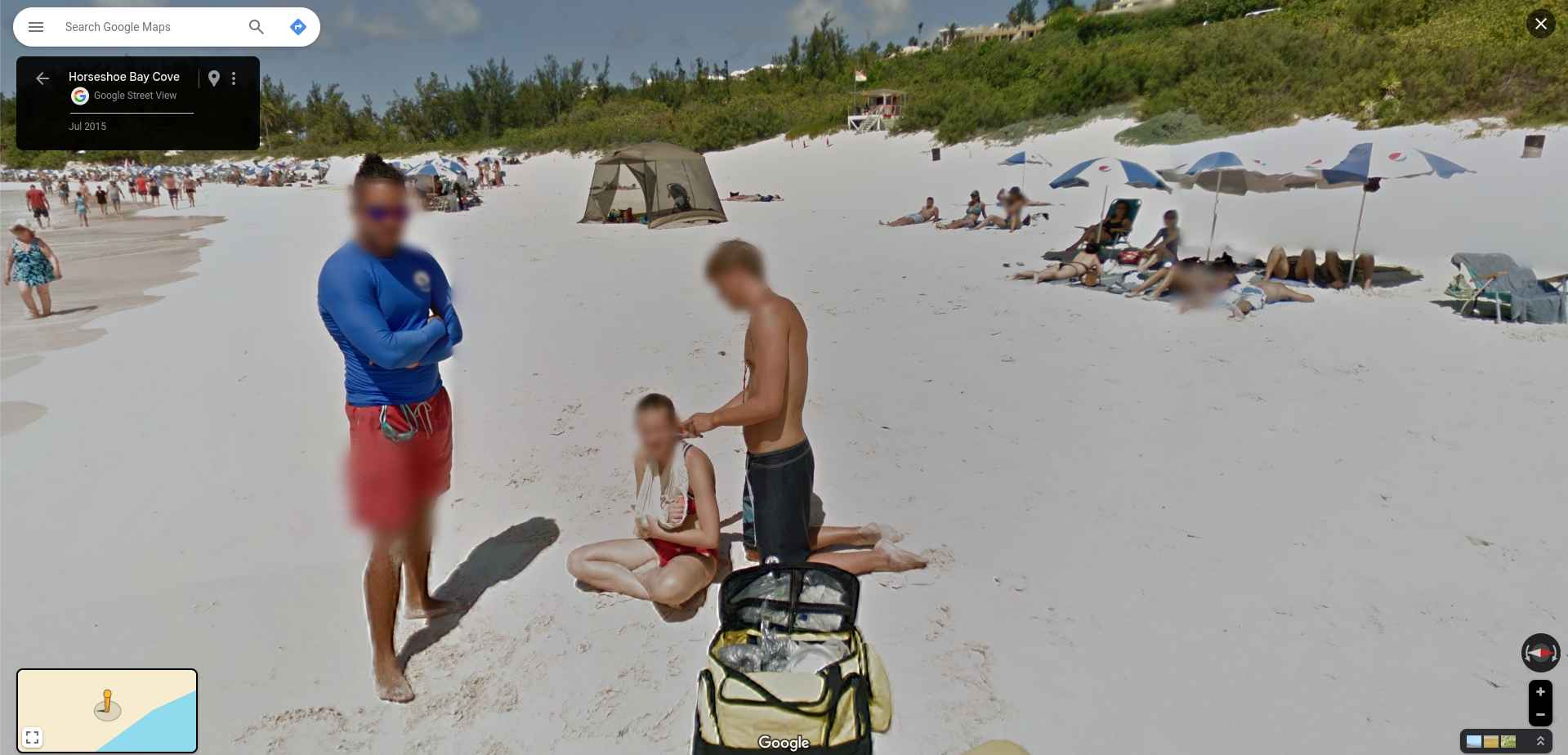 Lifeguard on duty - STREETVIEWFUN