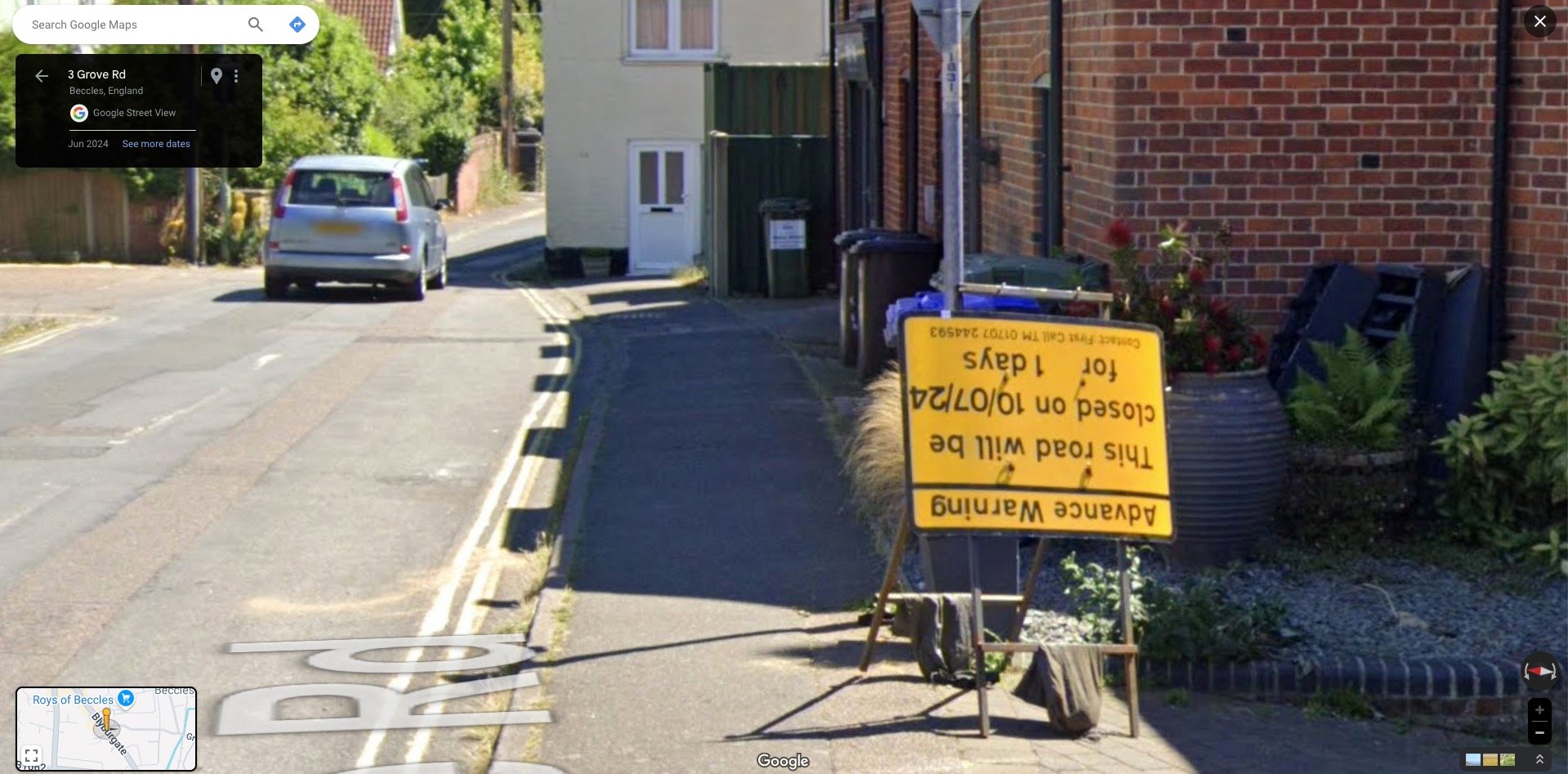 I can't read this - STREETVIEWFUN