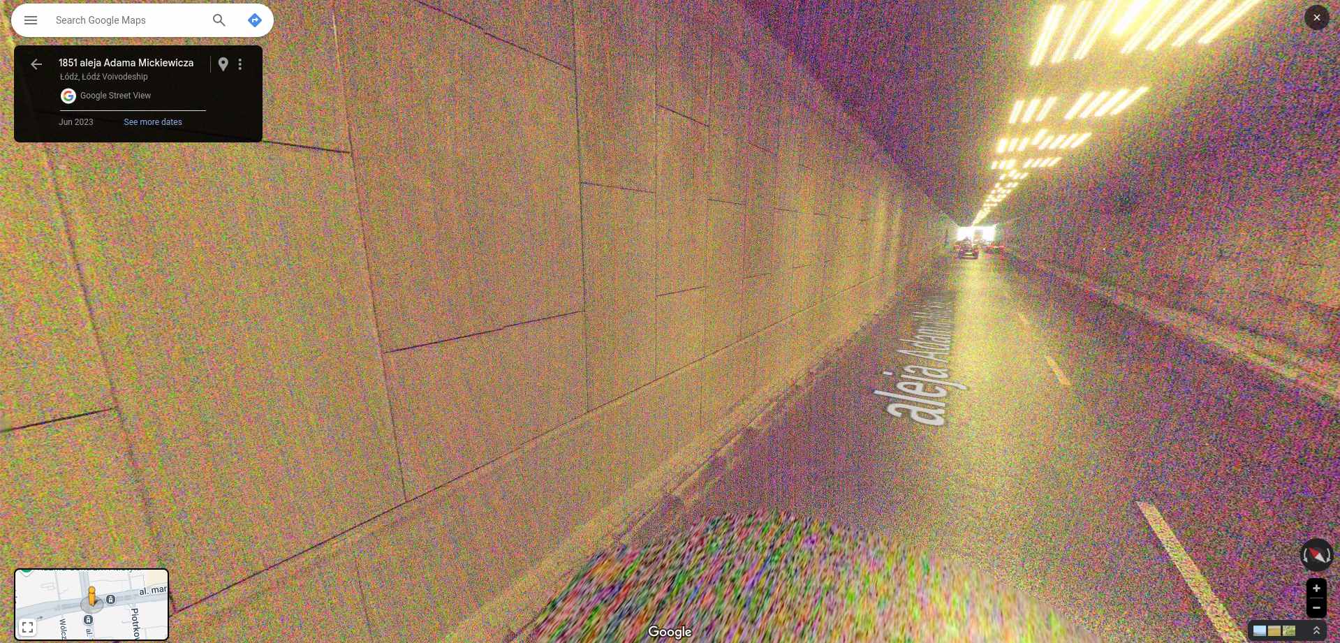 Tunnel glitch – StreetViewFun
