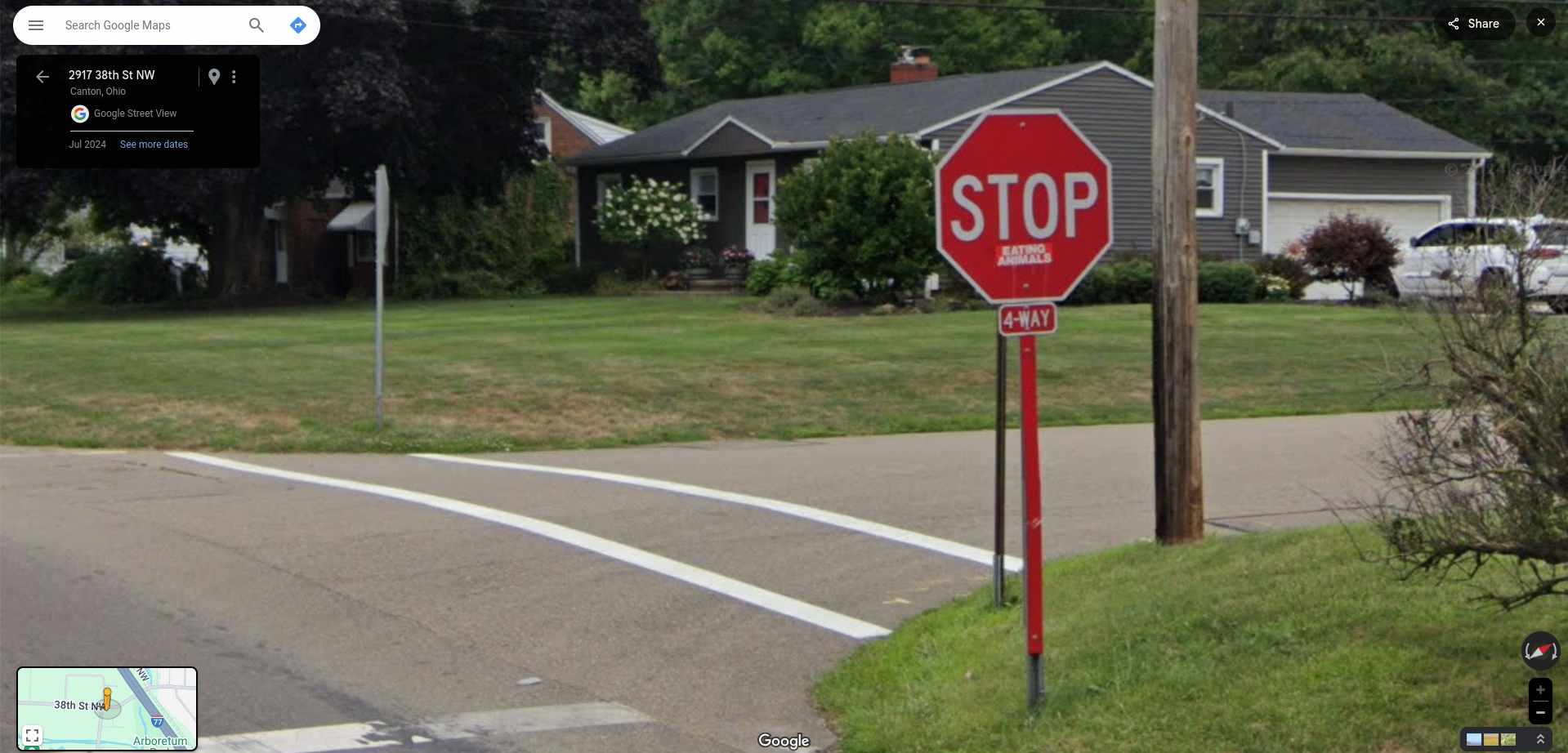 This is the sign for you to stop... - STREETVIEWFUN