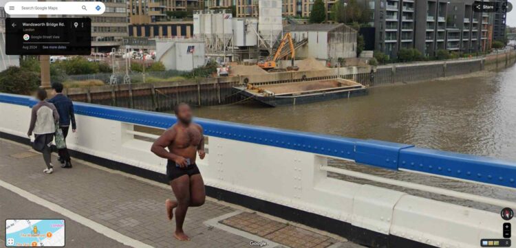 Bro thinks he's in the summer in the beach - STREETVIEWFUN