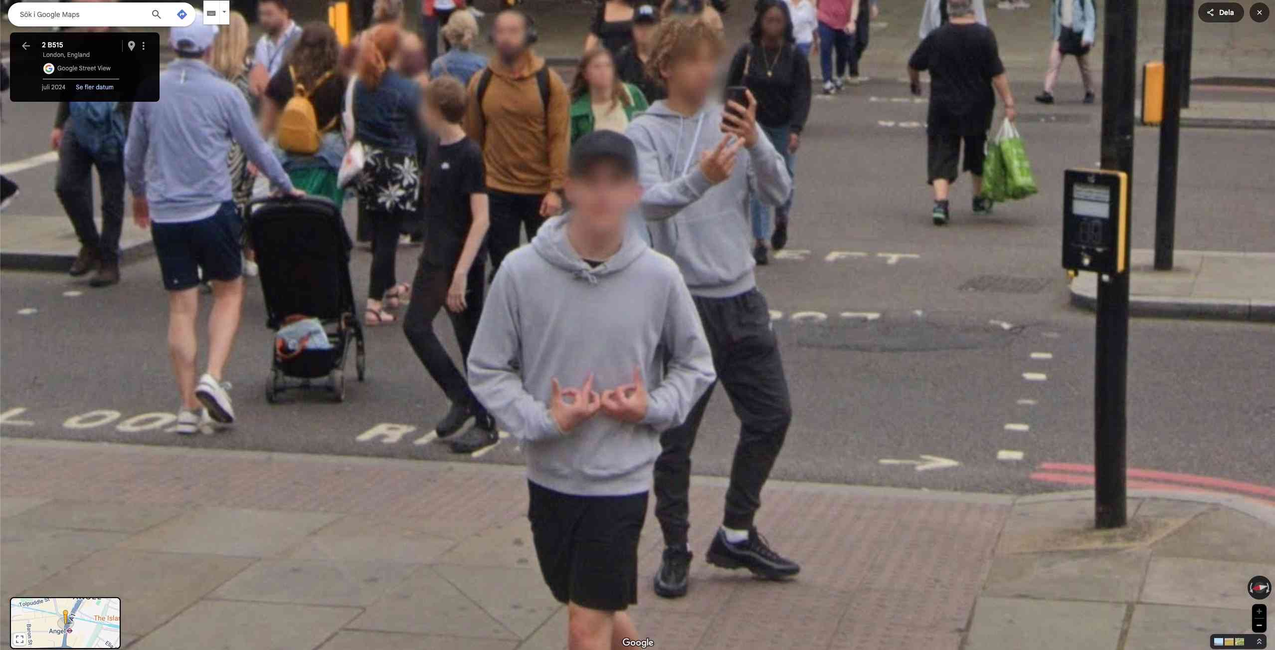 What kind of hands sign is this? - STREETVIEWFUN