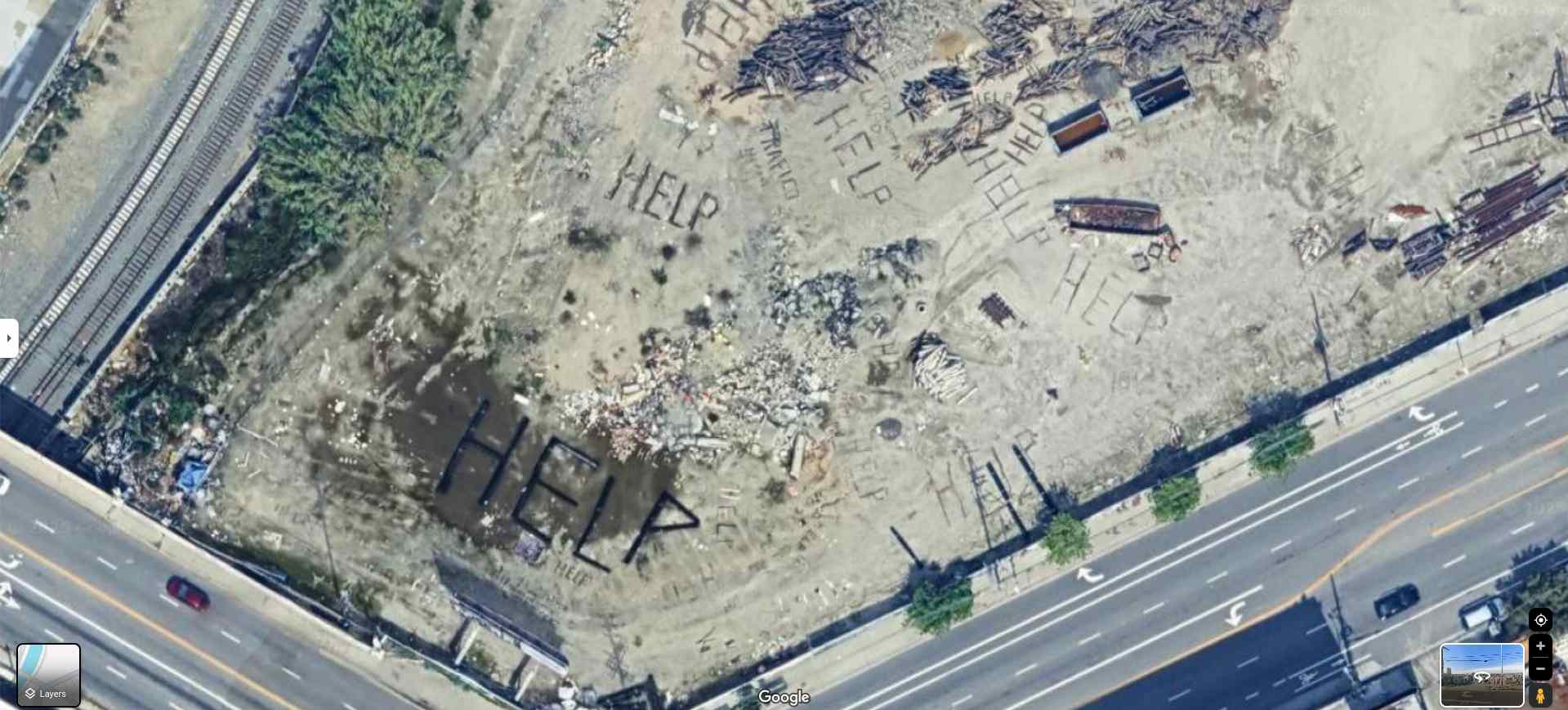 BREAKING NEWS: Satellite image on Google Maps attracts attention with a ...