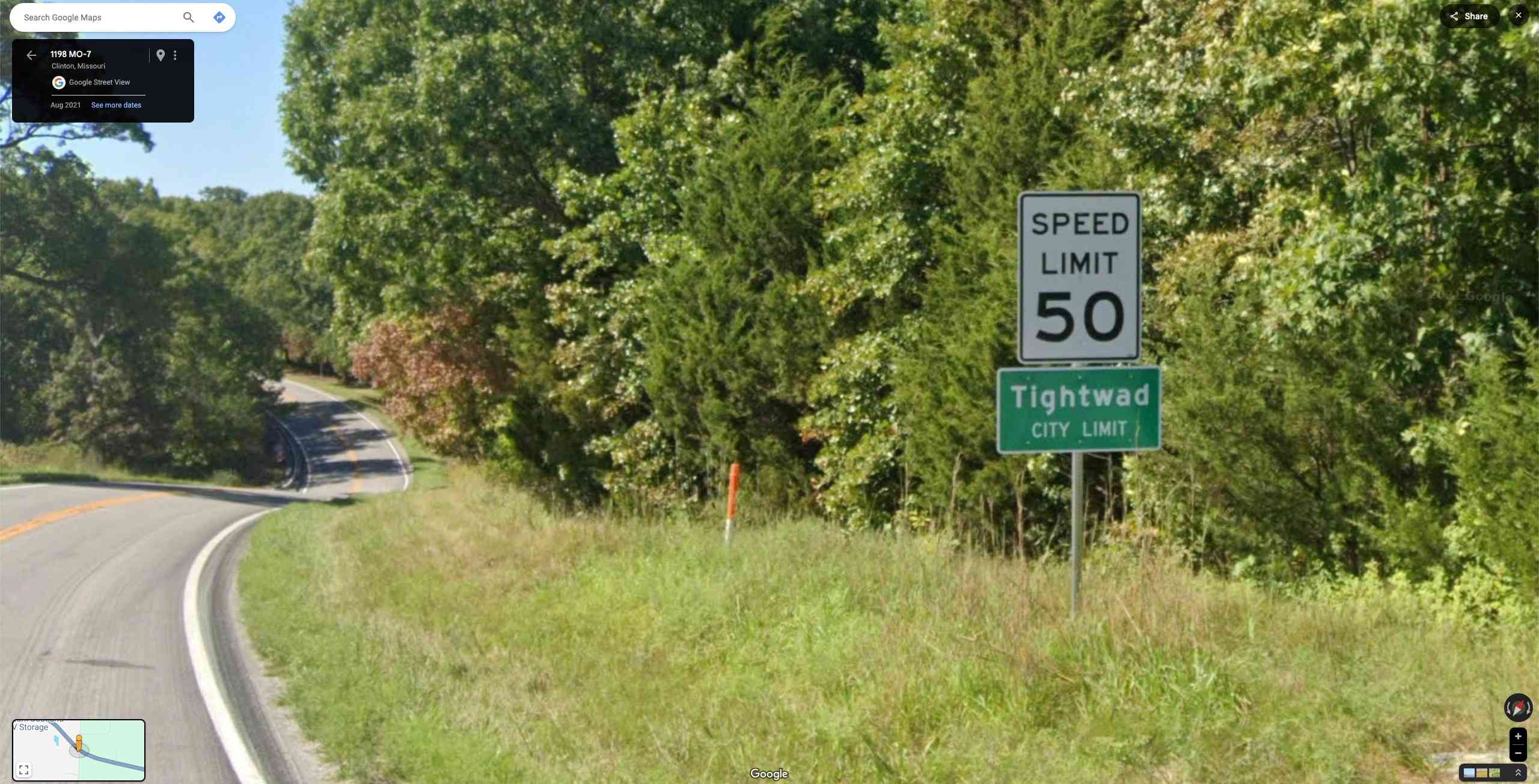 Some miserly people in Missouri.... - STREETVIEWFUN