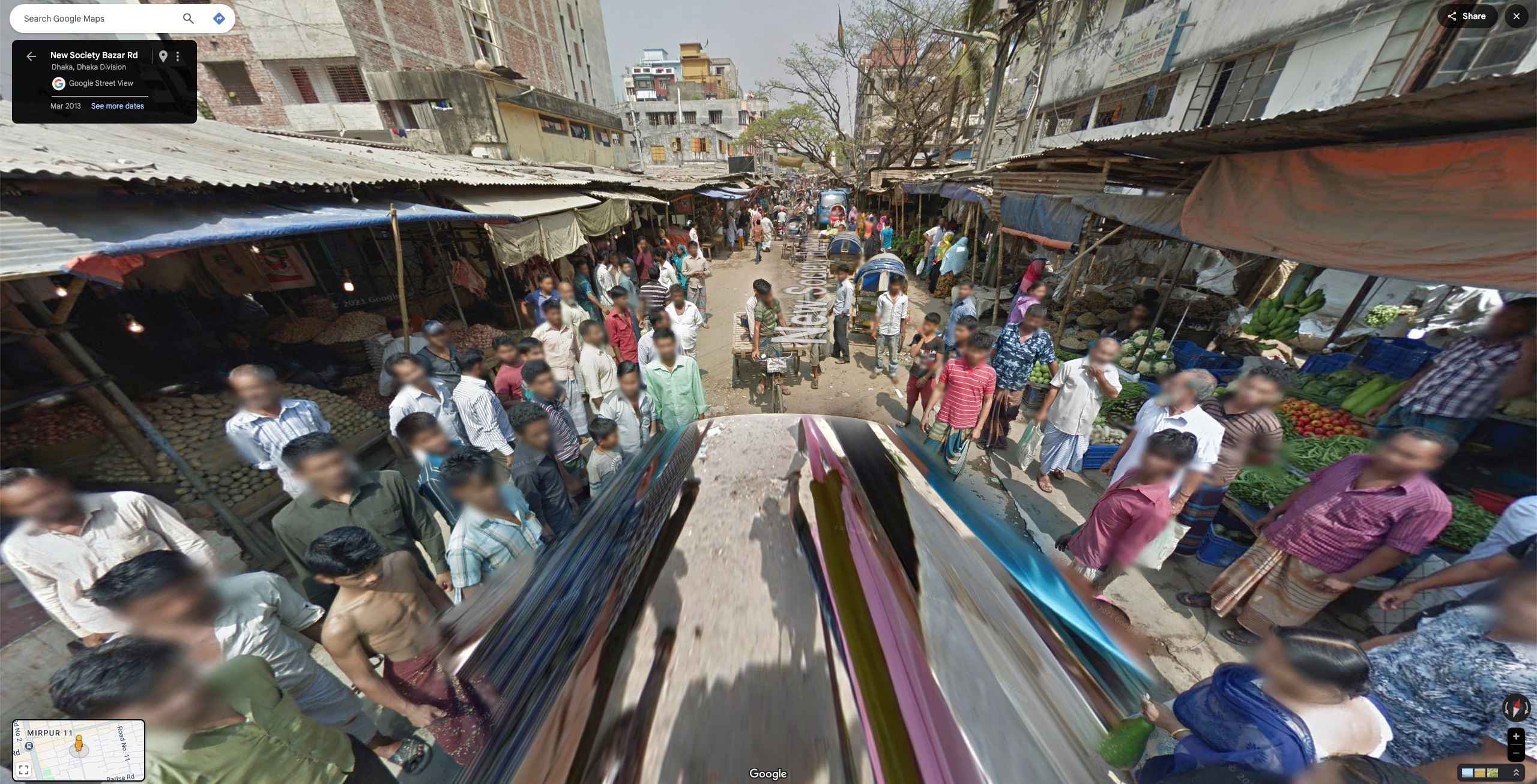 I think we have a visitor here in the village - STREETVIEWFUN