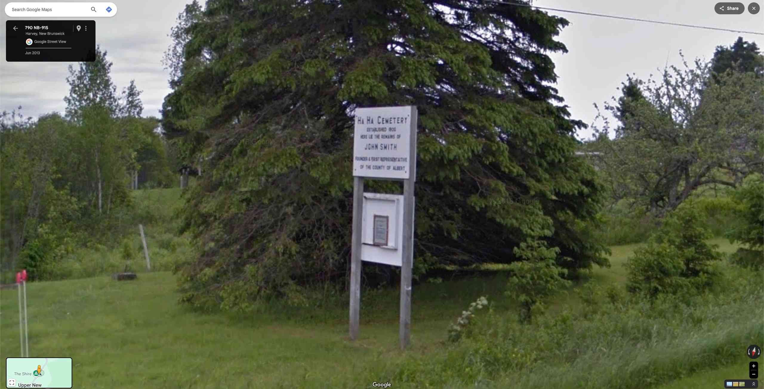 Ha-Ha cemetery - STREETVIEWFUN