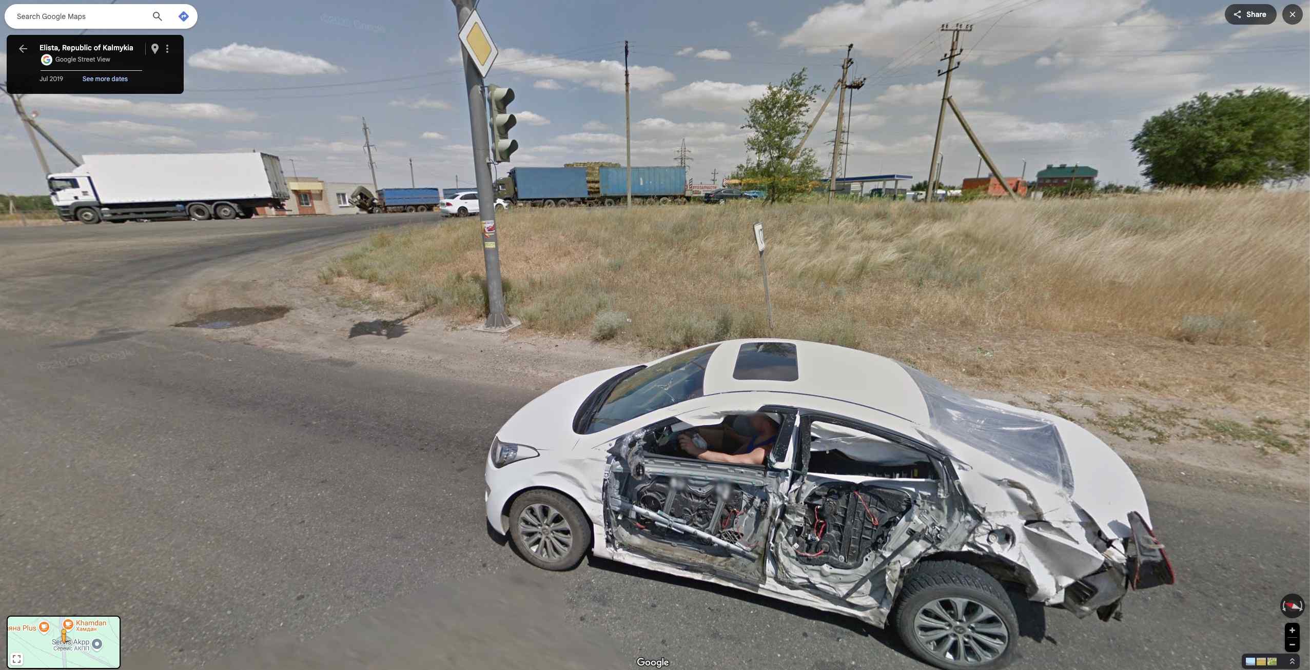 What matters to me is having a car! - STREETVIEWFUN