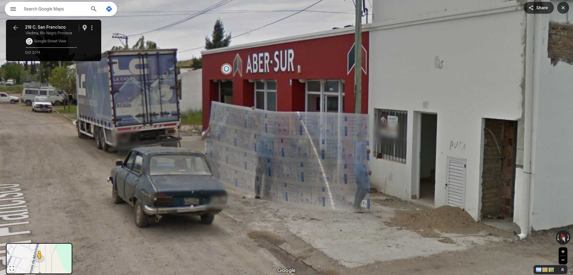 How to blur yourself on Google Maps Street View - STREETVIEWFUN