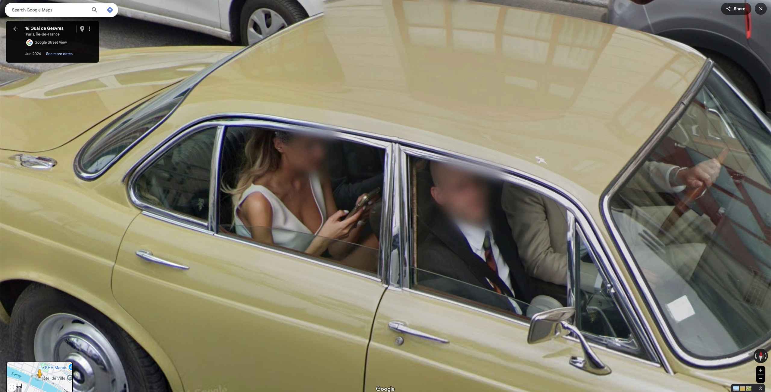 Checking phone - STREETVIEWFUN