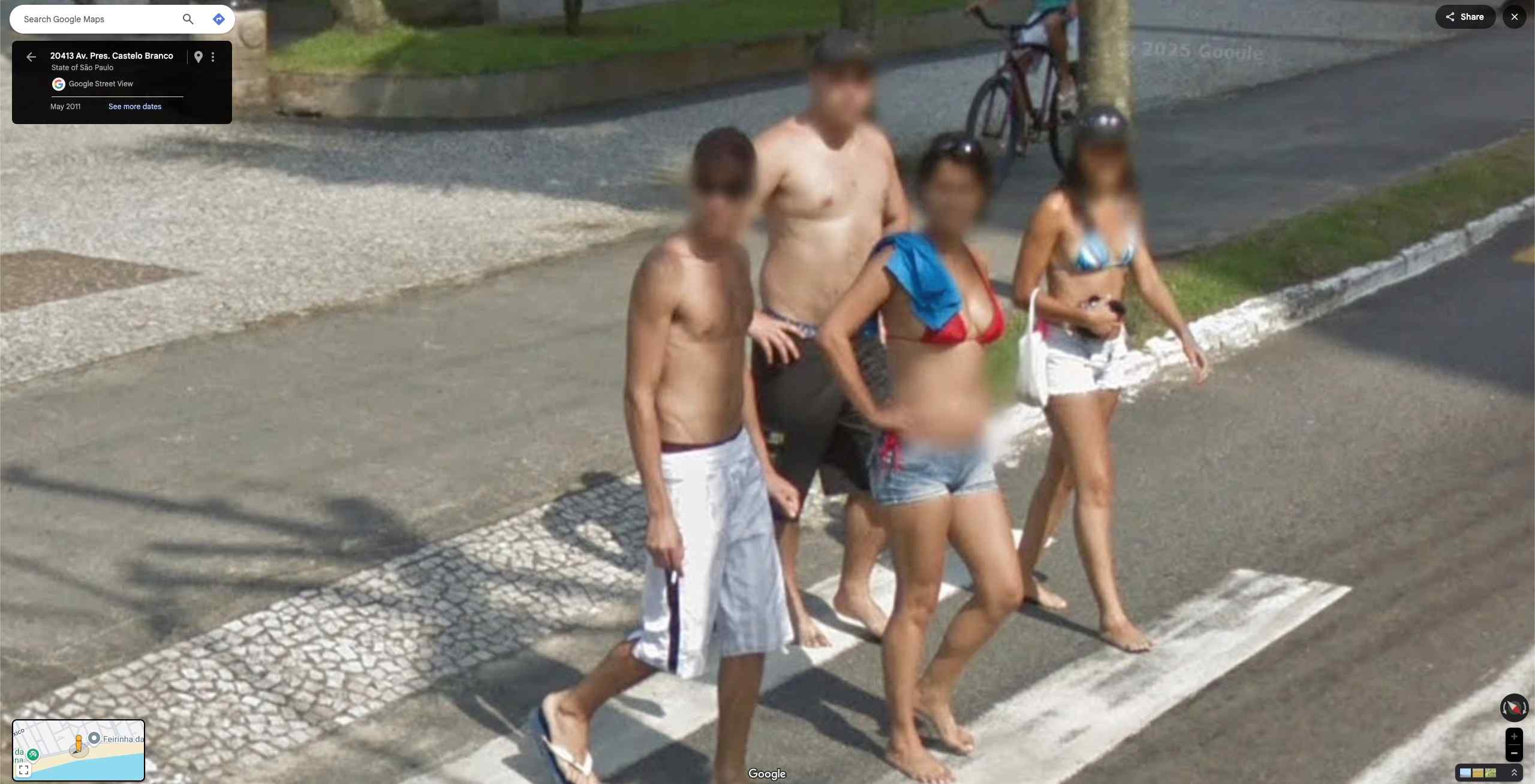 Excuse me… how do you get to vacation? - STREETVIEWFUN