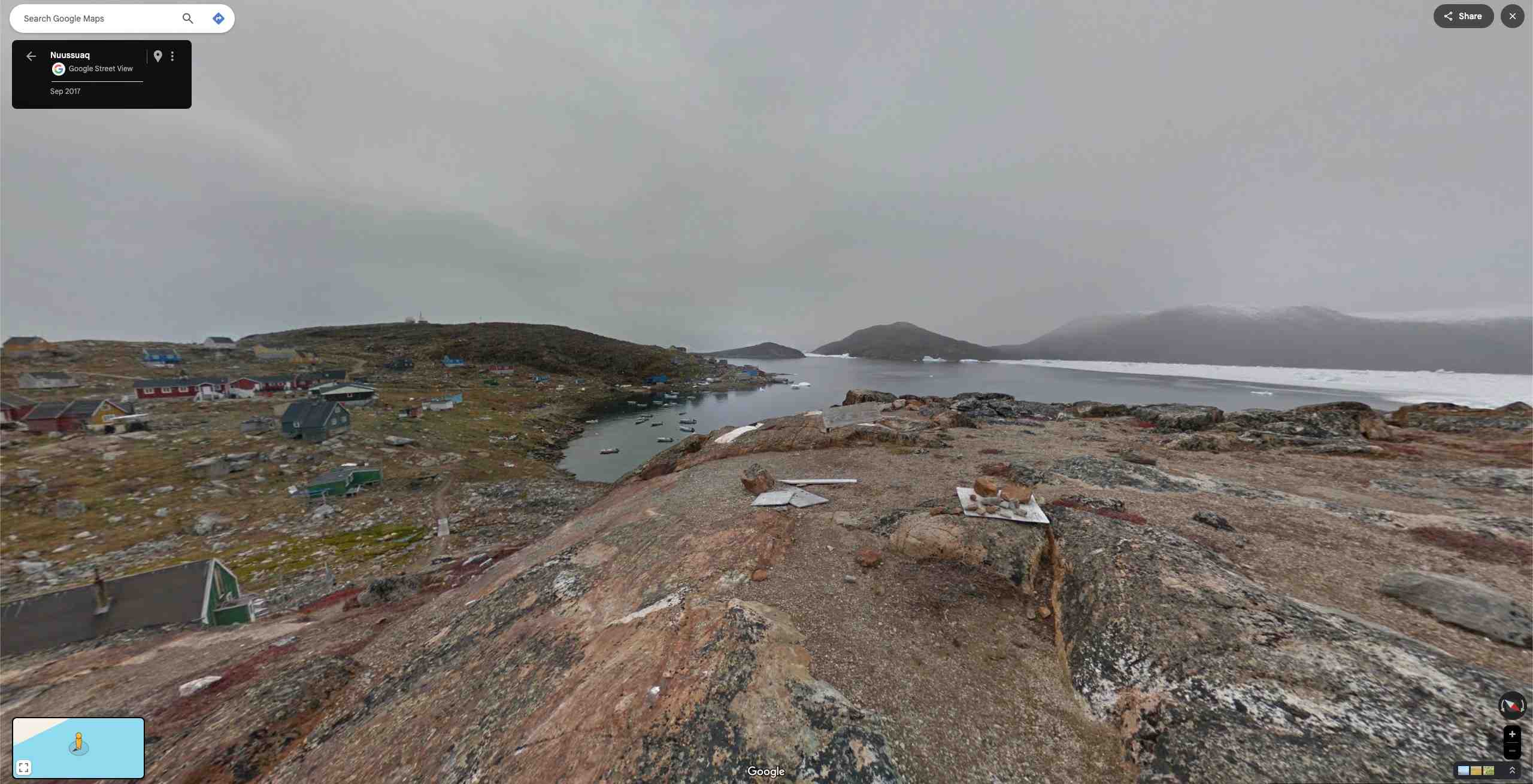 Best view in town - Greenland - STREETVIEWFUN