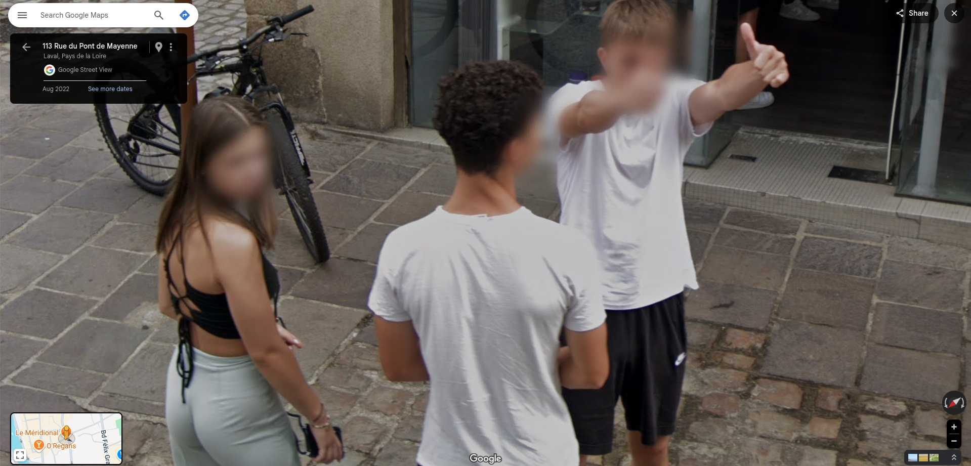 Happiness in France - STREETVIEWFUN