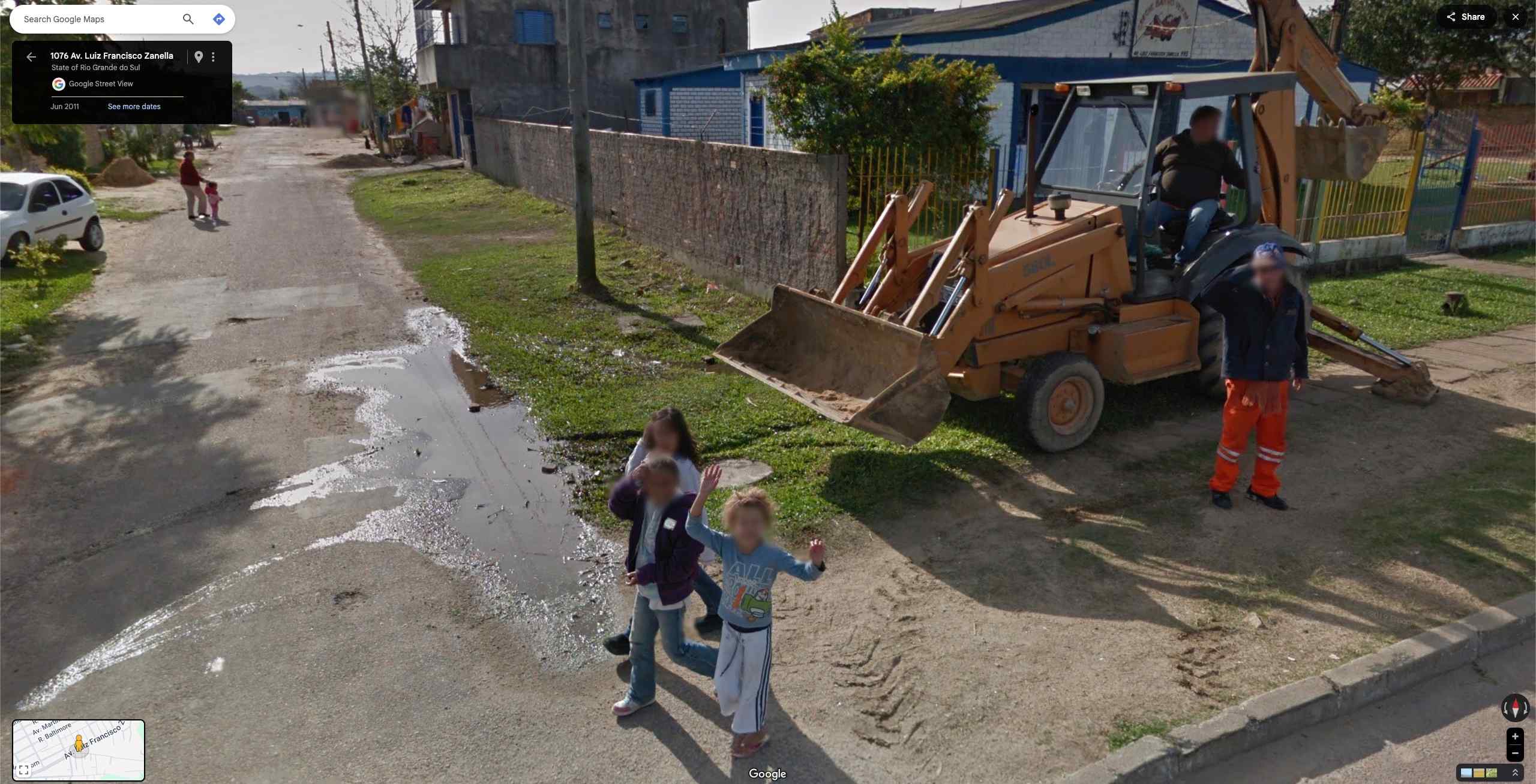 Say hi, to google - STREETVIEWFUN
